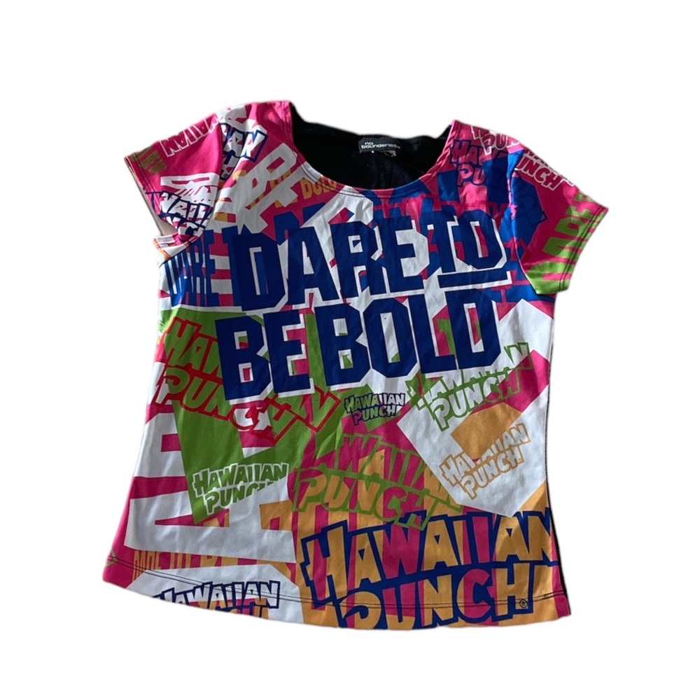 No Boundaries Rare Colorful “Dare To Be Bold” Tee!!! - Gem